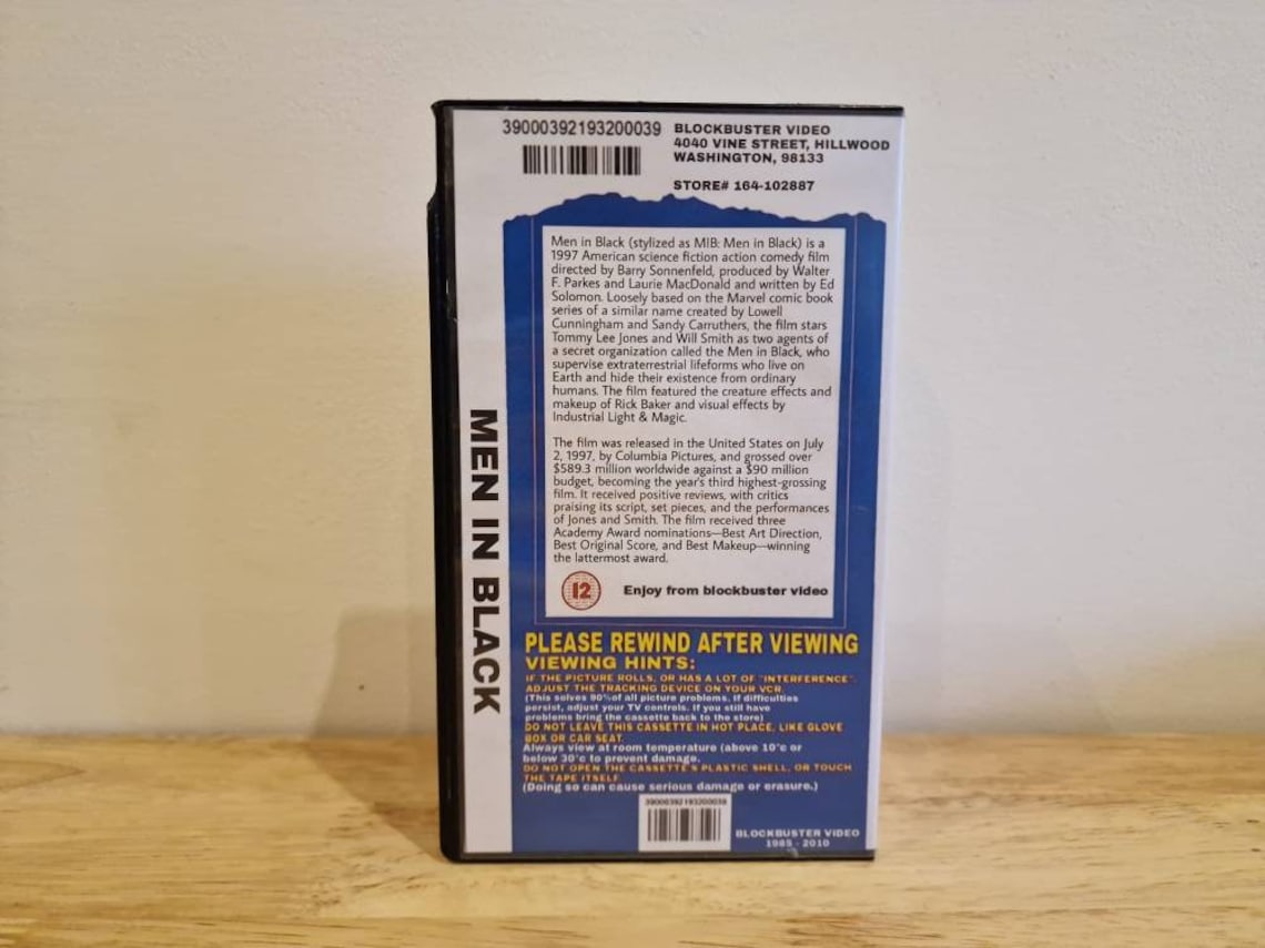 Custom Blockbuster Vhs Cases - Etsy