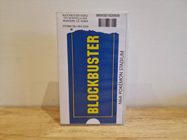 Custom Blockbuster N64 Game Rental Cases - Etsy