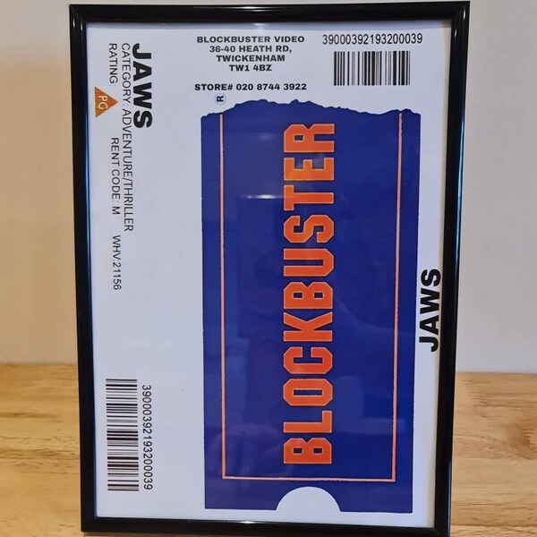 Blockbuster Poster - Etsy