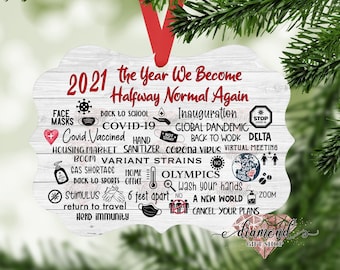 Covid Christmas Ornament - Etsy