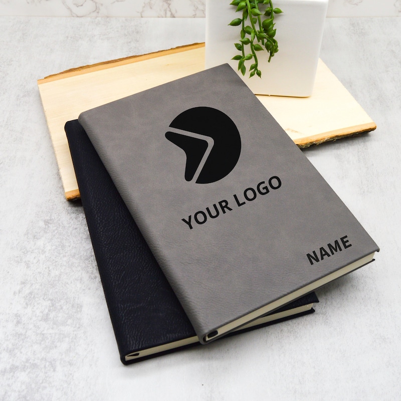 Custom Notebook & Logo - Etsy