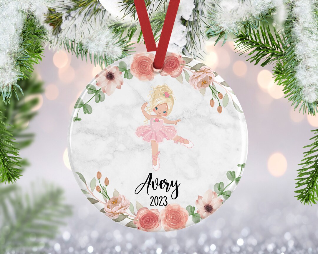 Ballerina Ornament, Ballet Ornament, Dance Ornament, Girl Christmas ...
