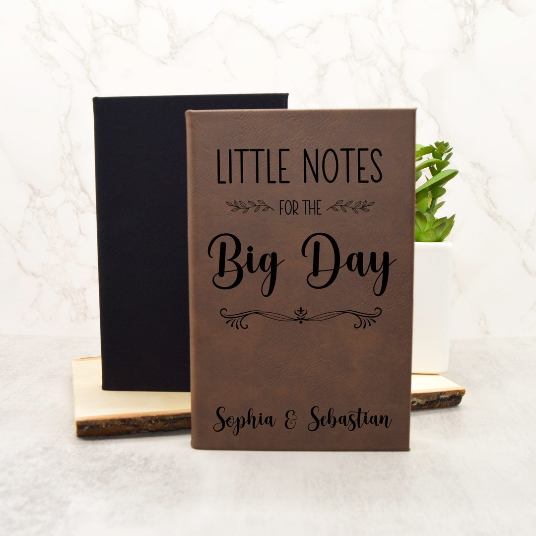 Little Notes for the Big Day, Wedding Notebook, Wedding Journal ...