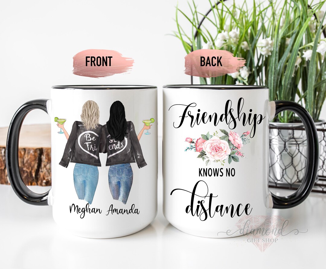 Best Friend Mug Long Distance Friendship Mug Long Distance Gift Best ...
