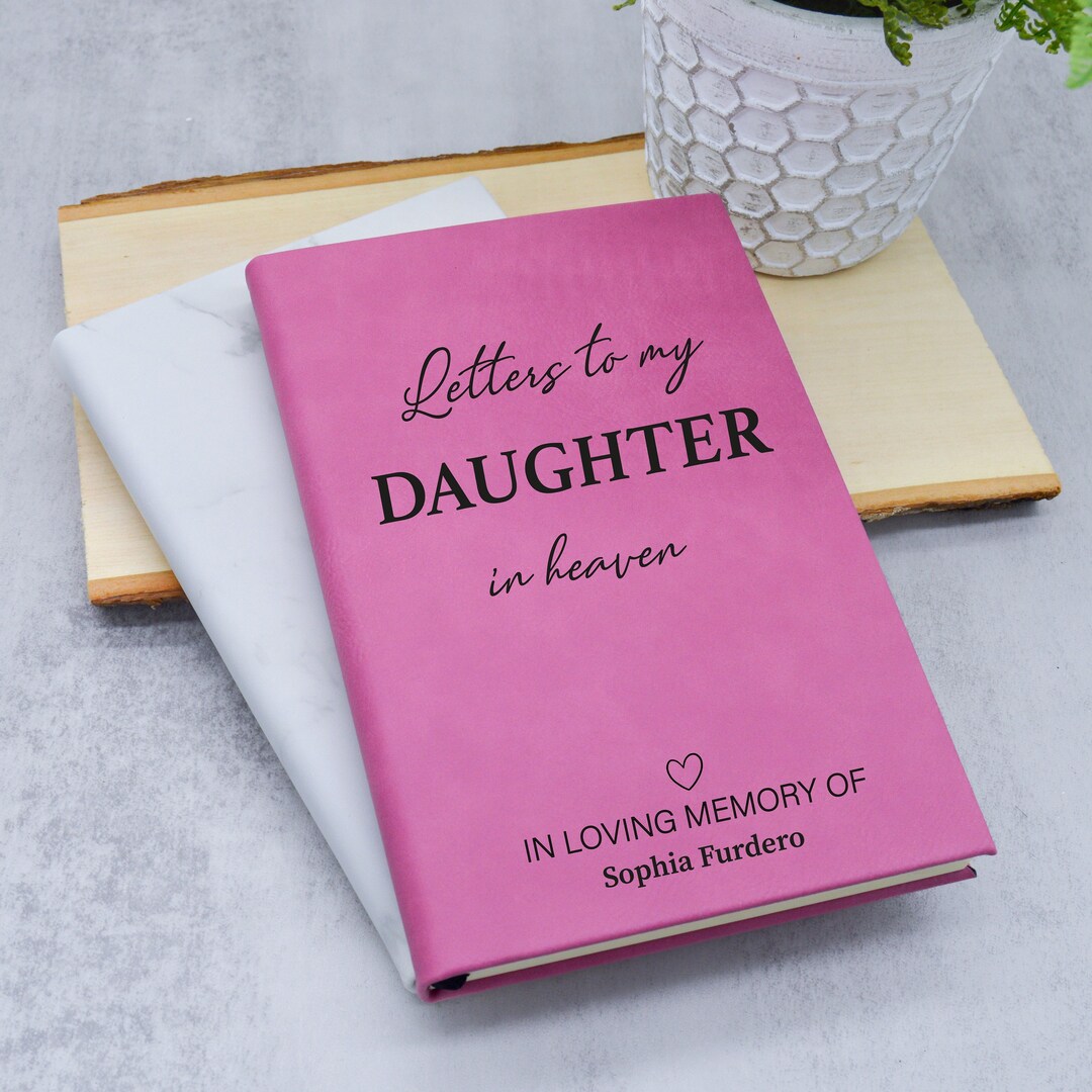 Loss of Daughter Grief Journal, Letters to Daughter in Heaven, Loss of ...