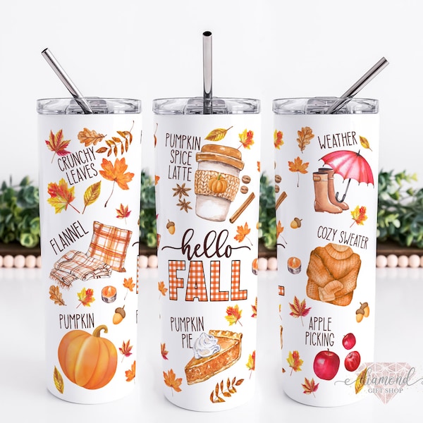 Fall Tumbler - Etsy