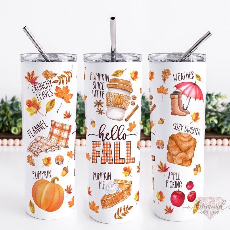 Fall Tumbler - Etsy