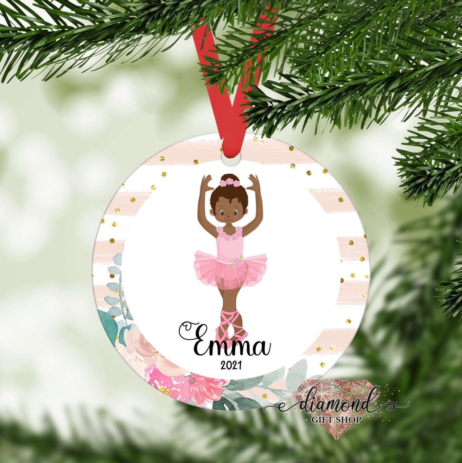 Ballerina Ornament Dance Ornament Ballet Ornament Girl | Etsy
