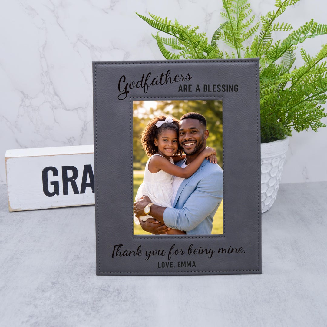 Godfather Frame, Godfather Gift, Fathers Day Frame, Godfathers Are A ...