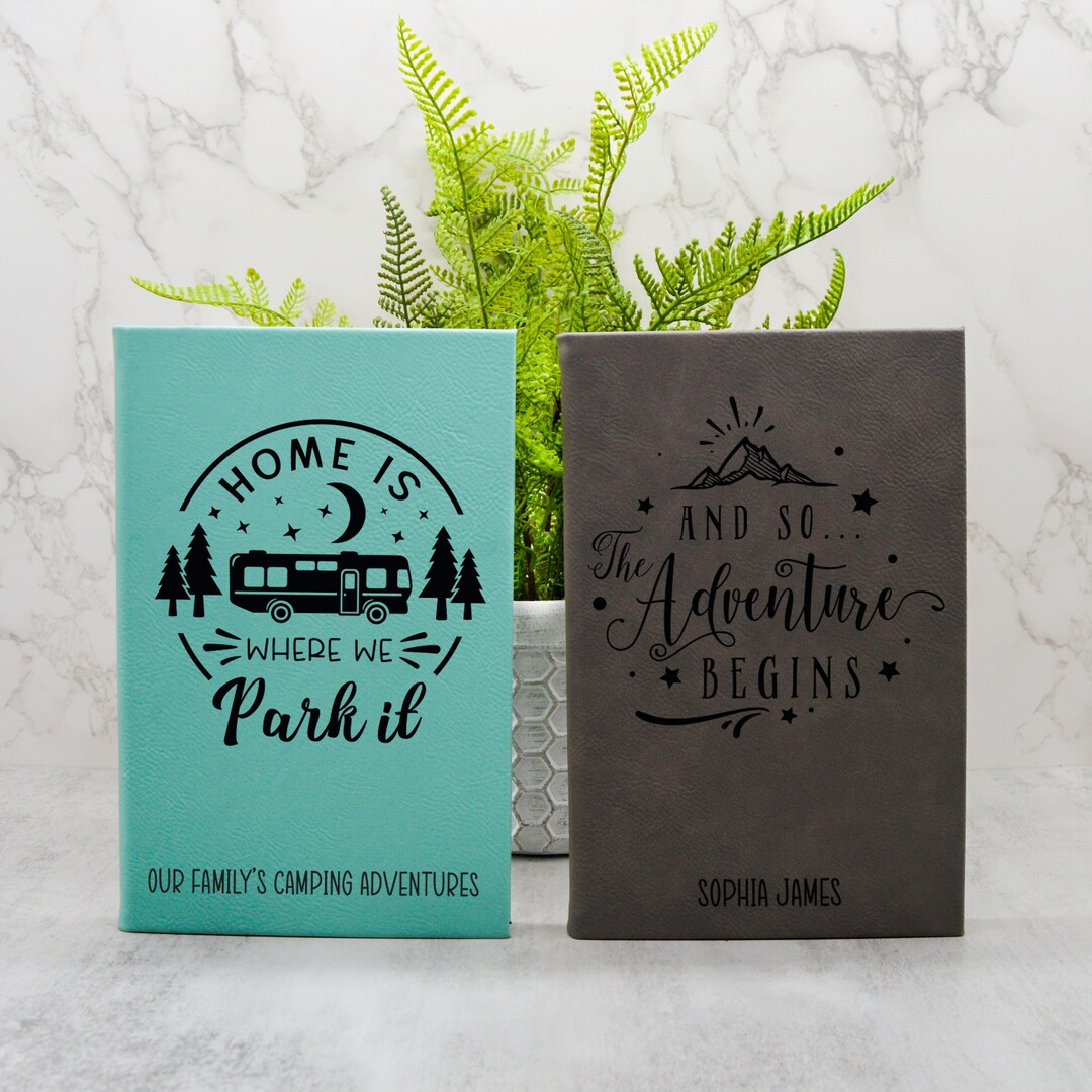 Personalized Travel Journal, Adventure Journal, Camping Journal, Camper ...