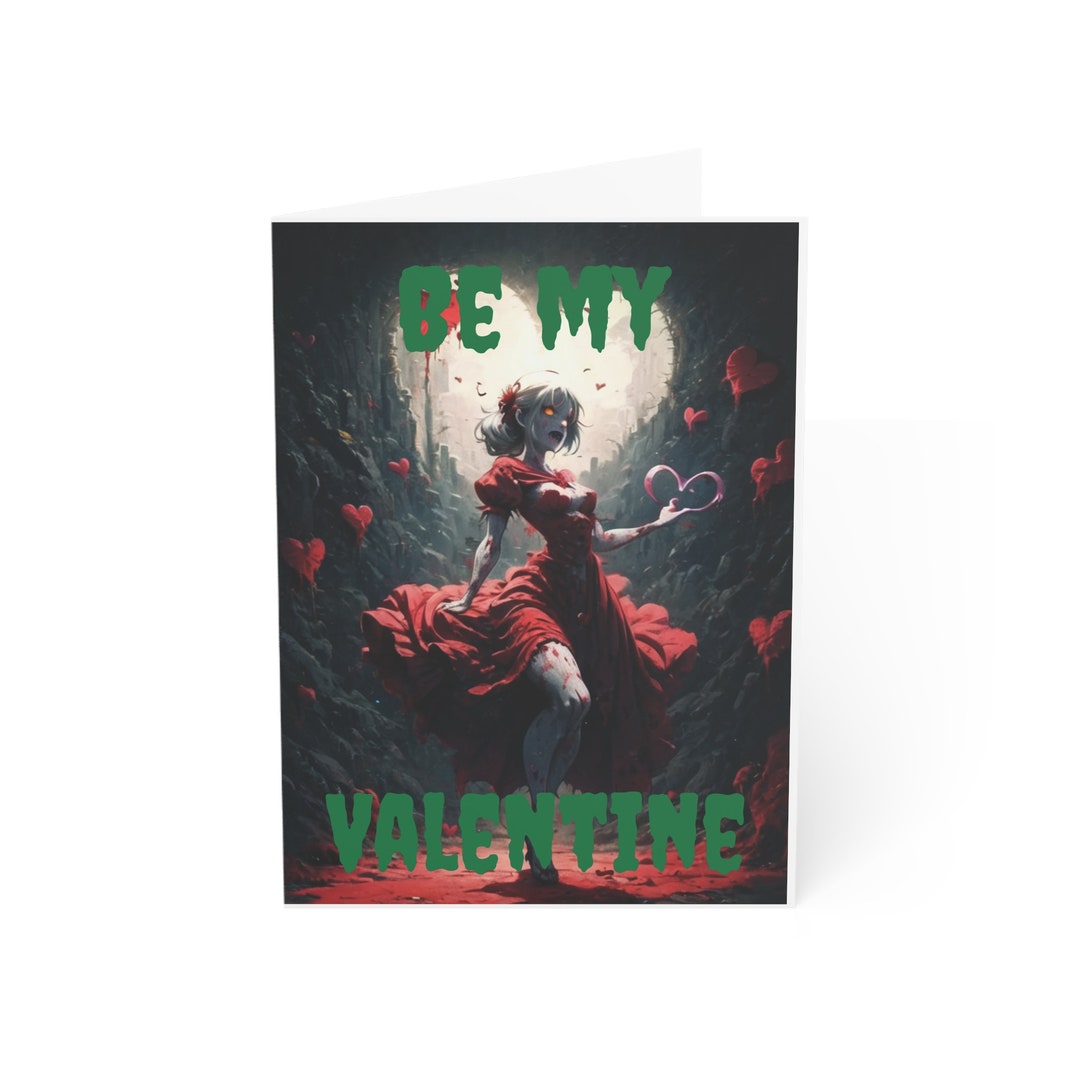 Zombie Valentine Greeting Cards (1, 10, 30, and 50pcs) - Etsy