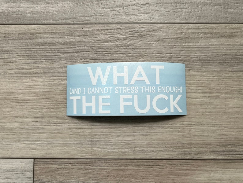 WTF Sticker - Etsy
