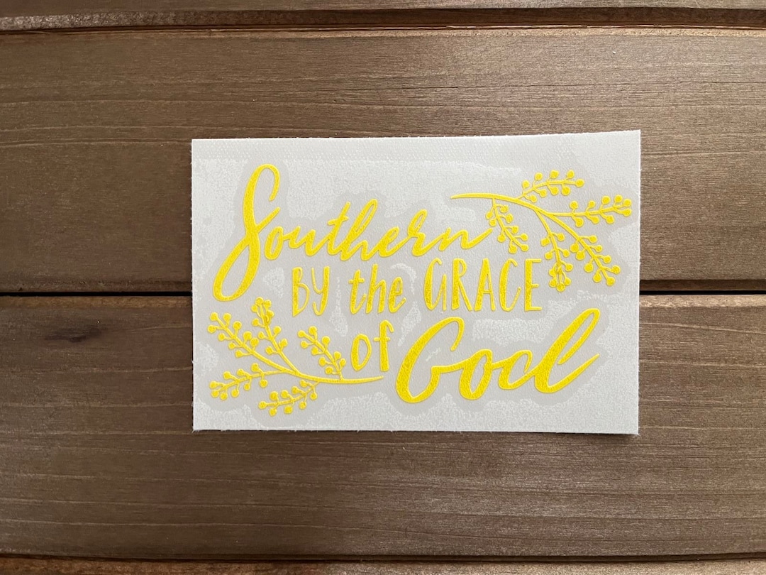 Southern by the Grace of God Sticker - Etsy