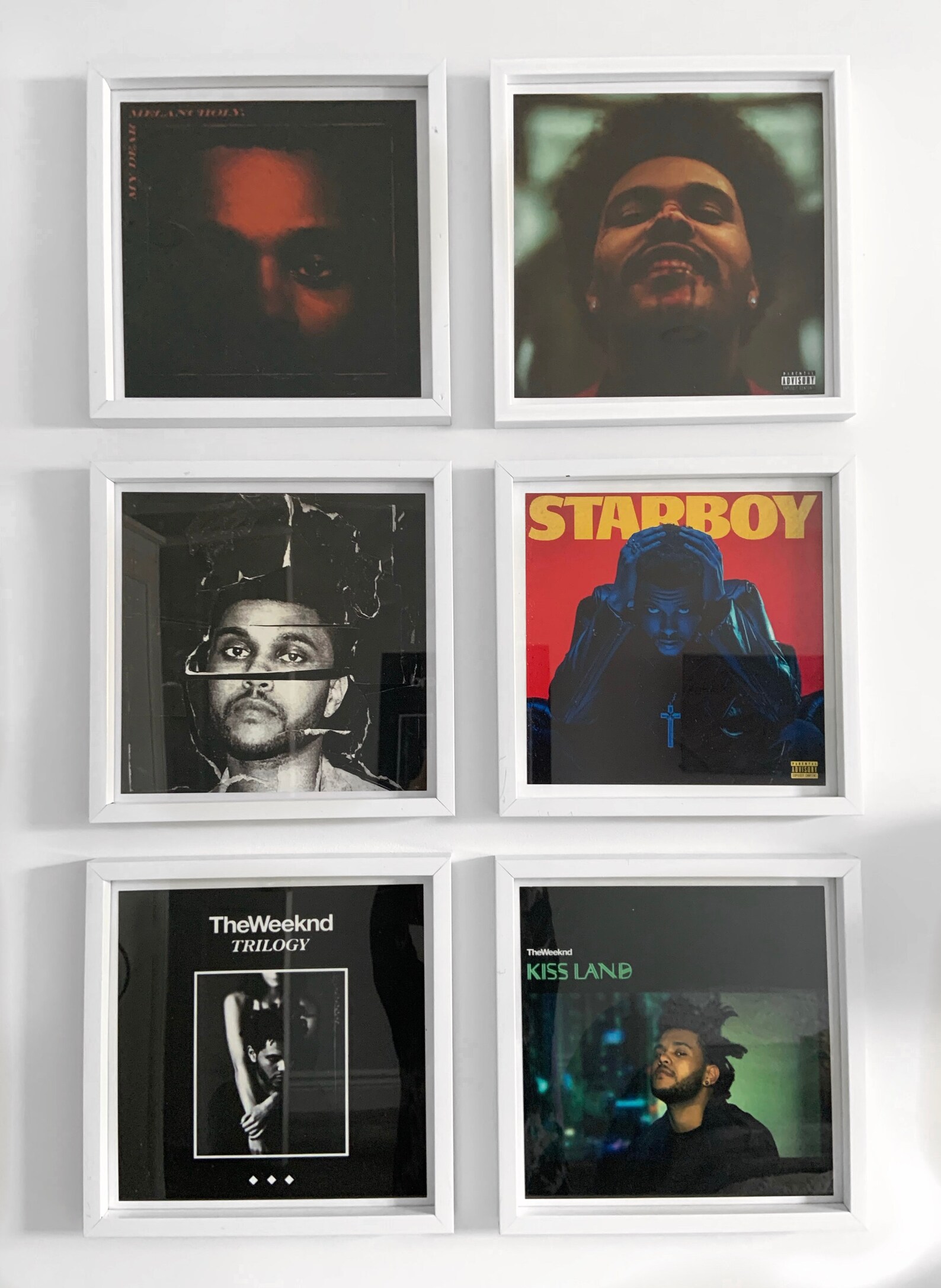 The Weeknd Albums Minimalist Artwork Choose Your Album Cover | Etsy