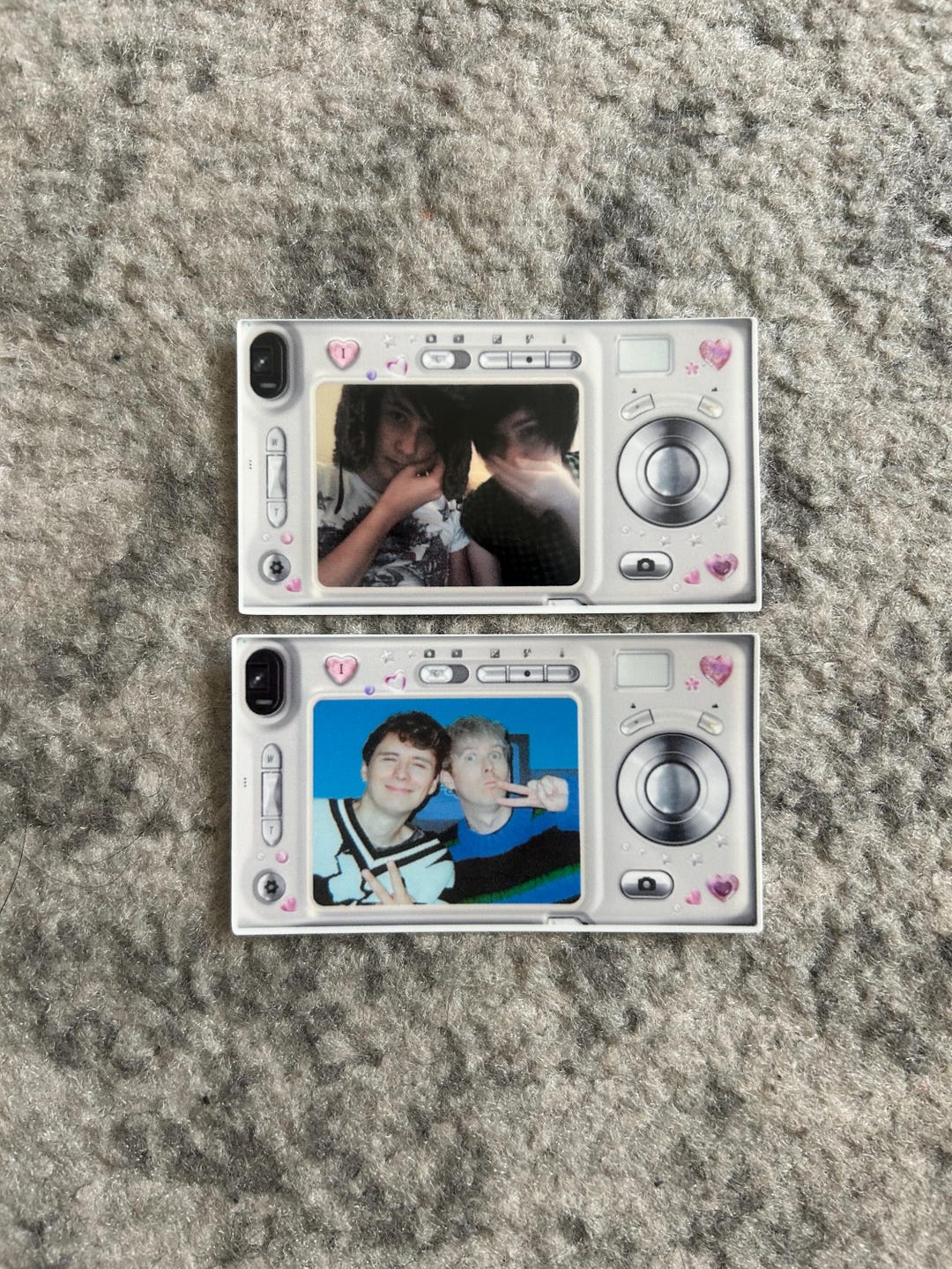Dan and Phil Y2K Camera Stickers - Etsy