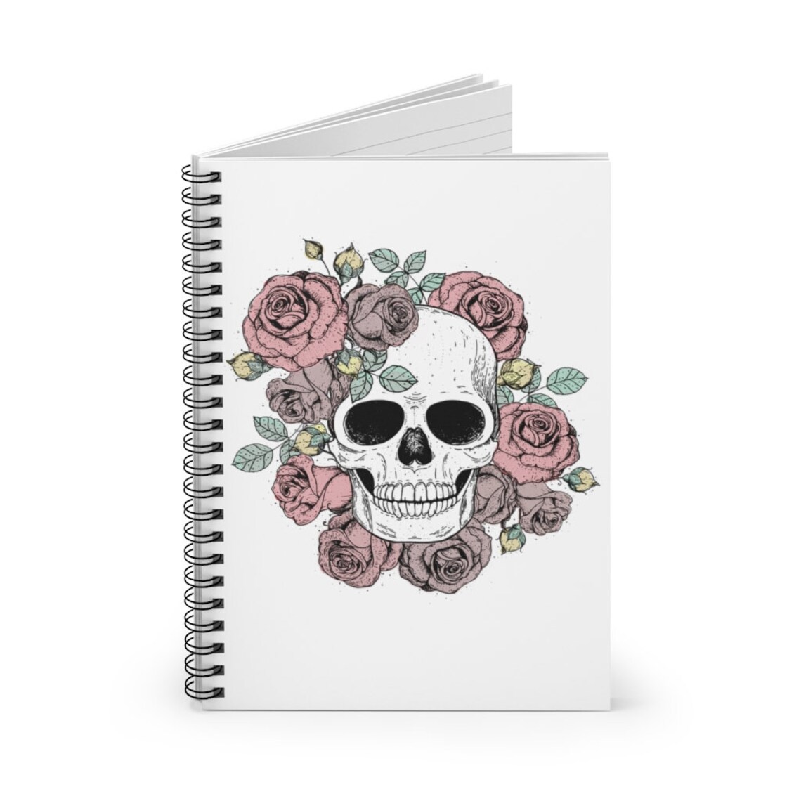 Buy Goth Journal, Skull Notebook, Goth Notebook, Skull Journal, Unique ...