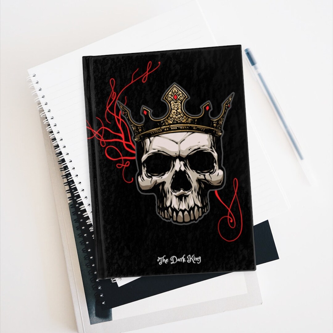 Goth Journal, Skull Notebook, Goth Notebook, Skull Journal, Unique Gift ...
