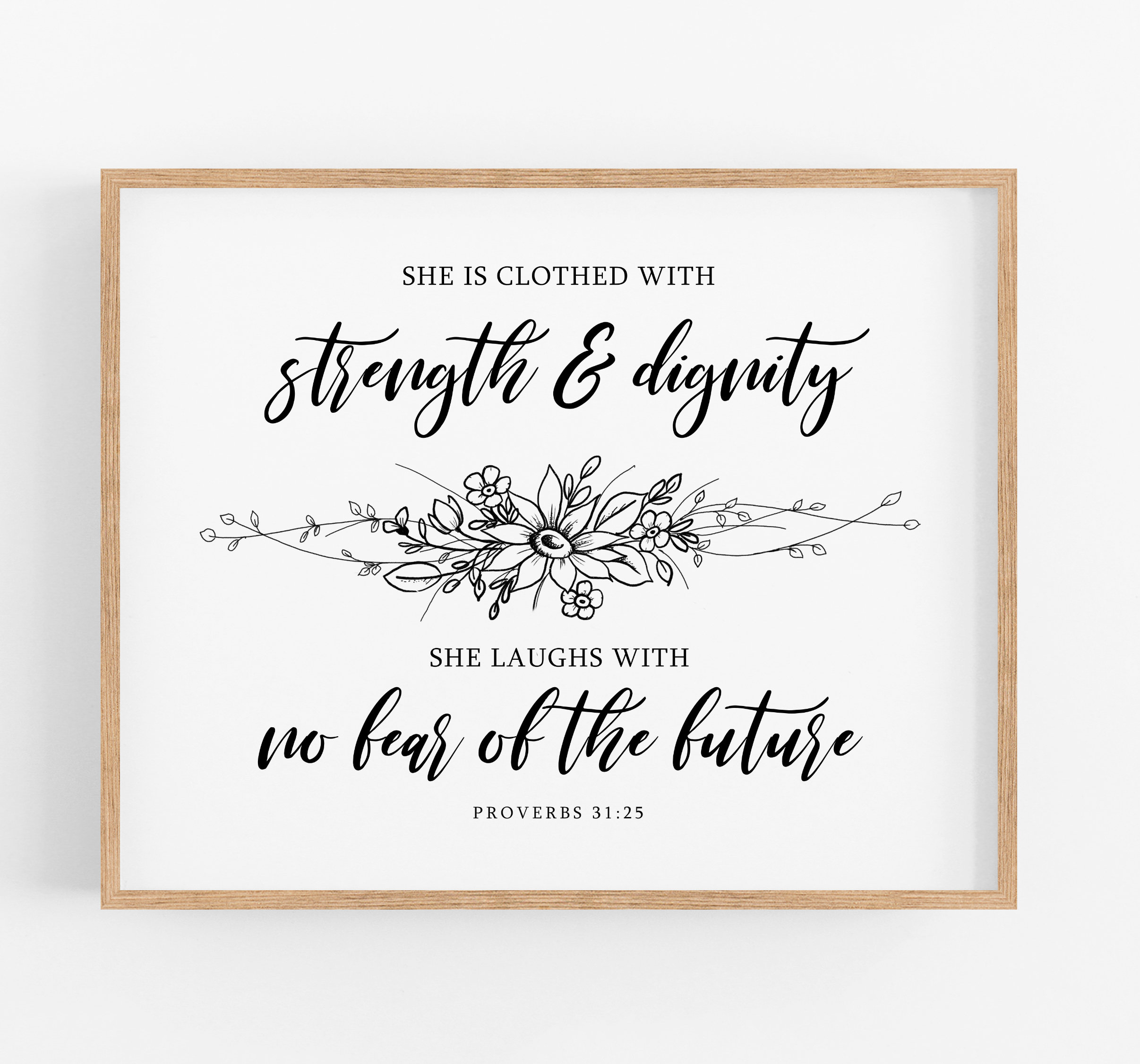 Proverbs 31, Bible Verse Wall Art, Scripture Art Printable, Christian ...