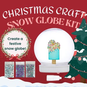 Colorful Popsicle Snow Globe | Fun Christmas Craft for Kids | Perfect ...