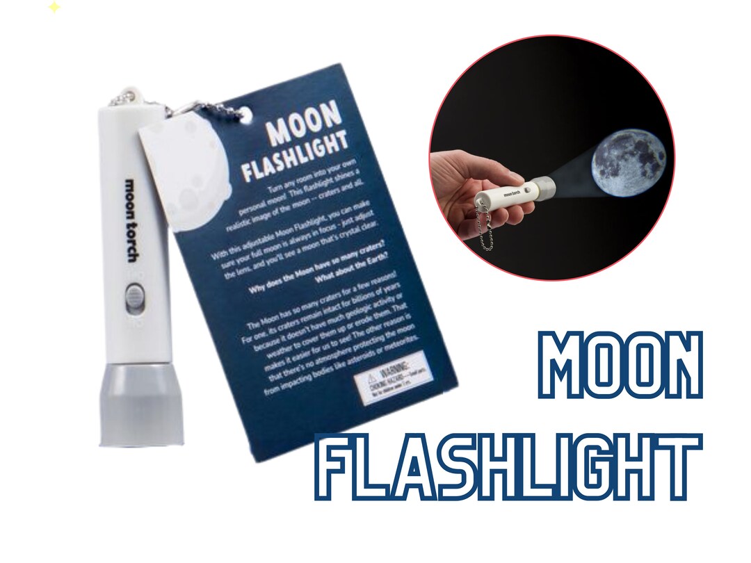 BULK PRICING Moon Flashlight for Kids That Shines an Image of the Moon ...