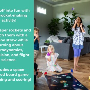 STEM Kit | Origami Rocket Activity Kit and Board Game for Kids | STEM ...