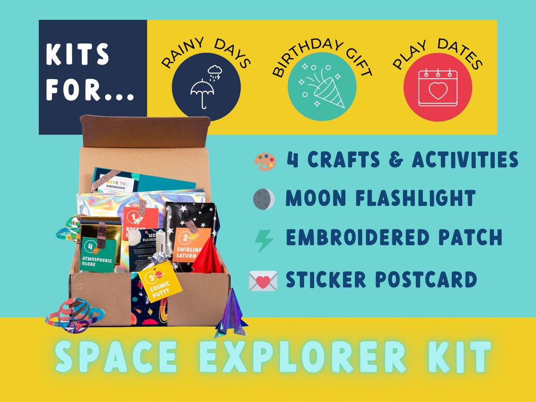 Rainy Day STEM Adventure Kit: Space-themed Activity Kit for Kids A ...