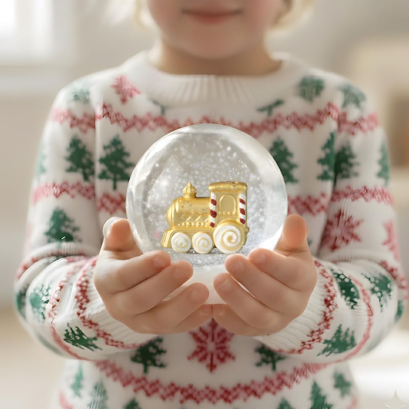 Train With Snow Globe - Etsy