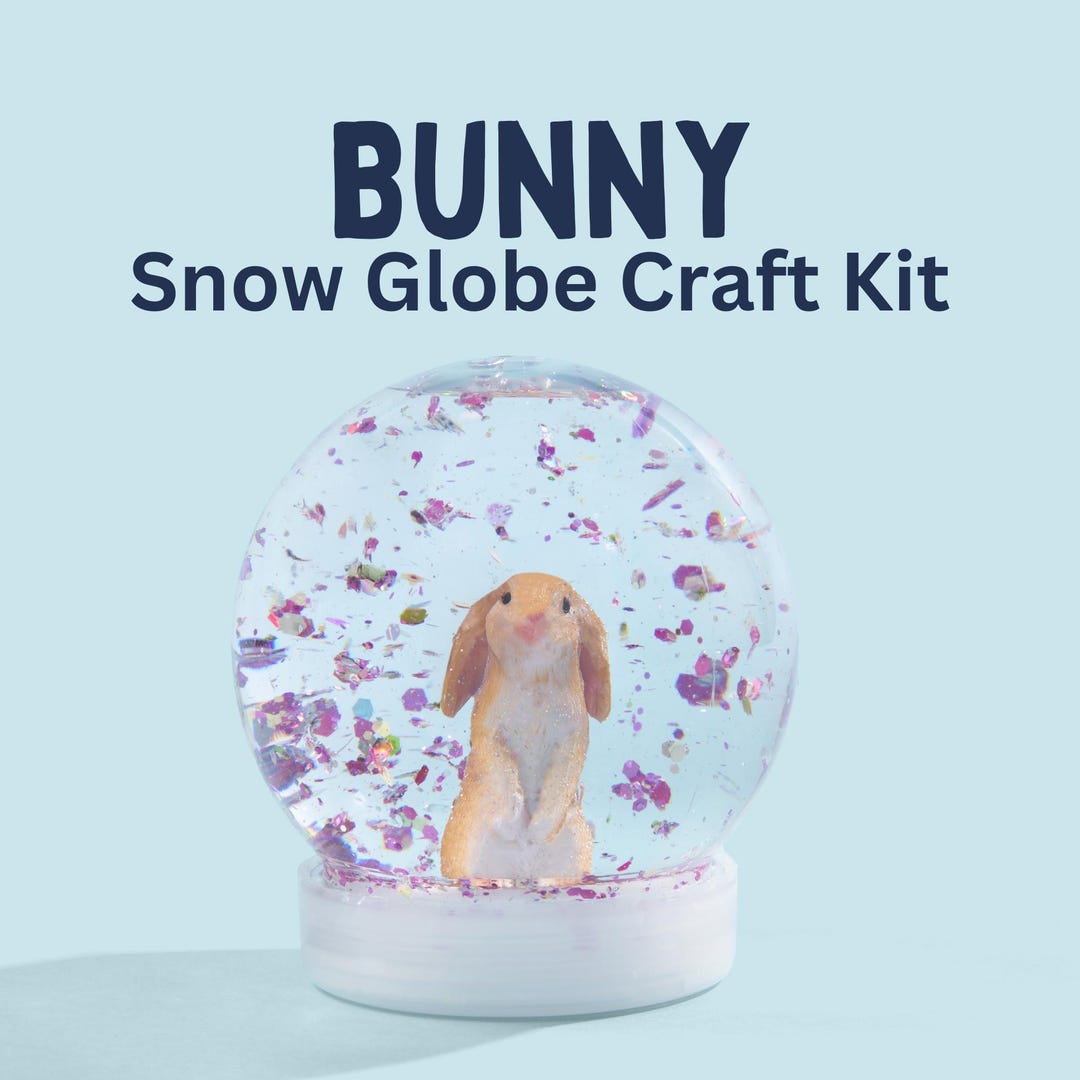 Bunny Snow Globe Craft Kit – Fun "you’ve Been Egged" Easter Basket ...