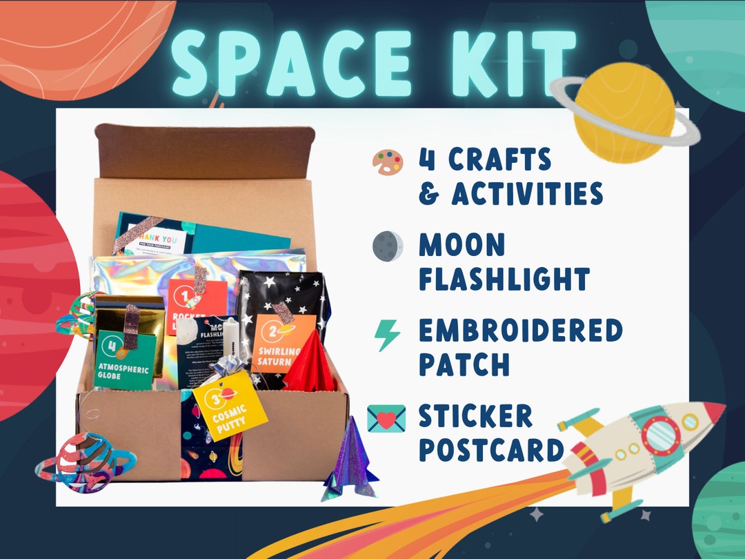 Kids Craft Kits Stem Toys Craft Kit for Kids 4 Space Crafts and ...