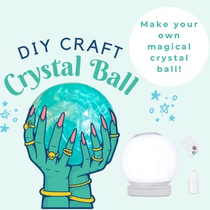 DIY Shatterproof Crystal Ball, Kids Halloween Craft Halloween Craft Kit ...