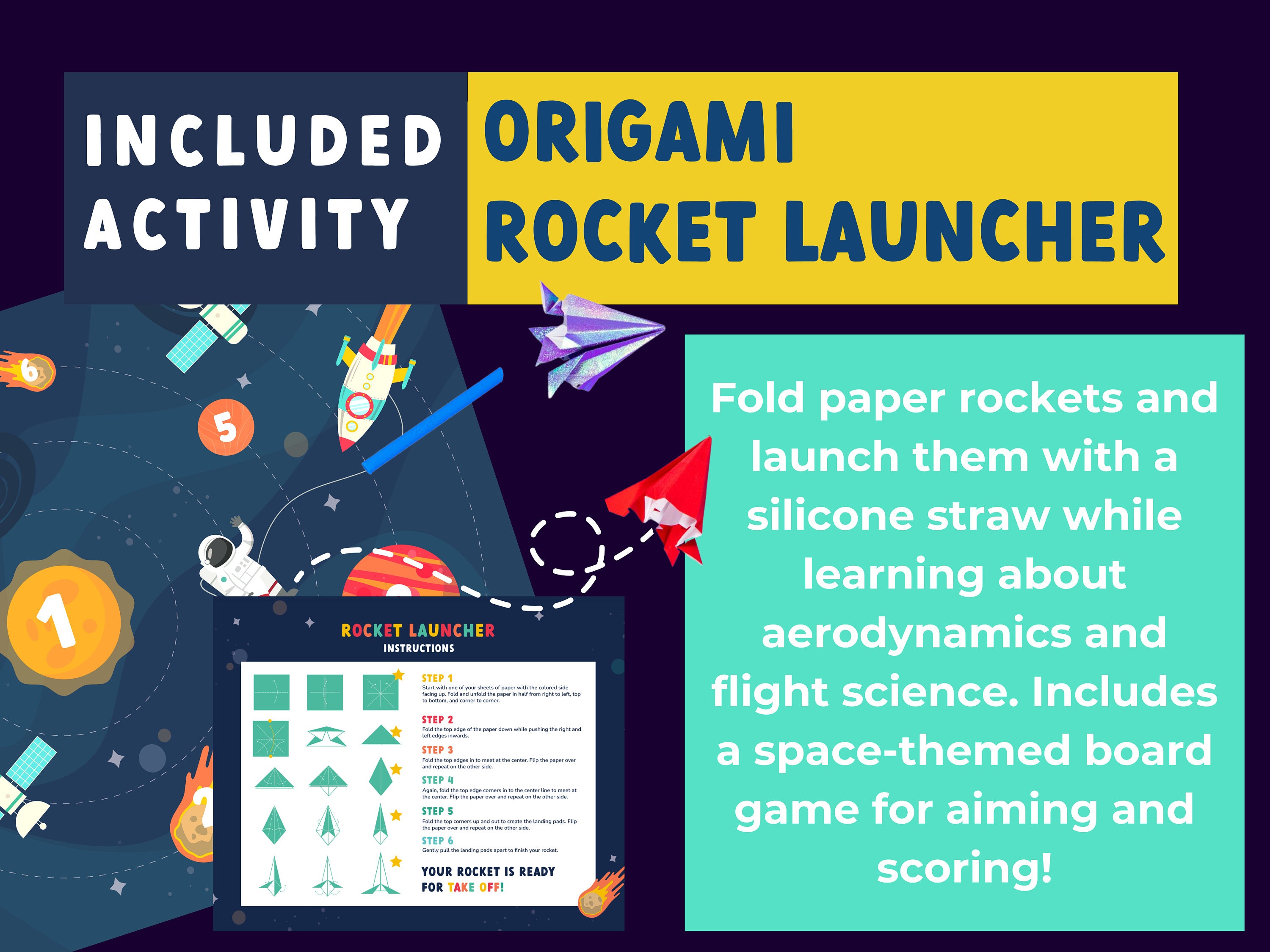 Interactive and Creative Space Craft Kit for Kids Kids Space Gifts ...