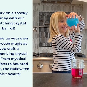 DIY Shatterproof Crystal Ball, Kids Halloween Craft Halloween Craft Kit ...