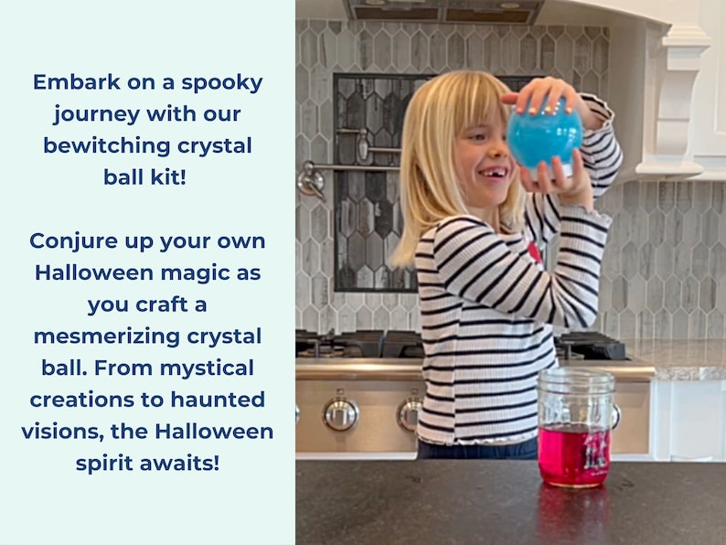 DIY Shatterproof Crystal Ball, Kids Halloween Craft Halloween Craft Kit ...