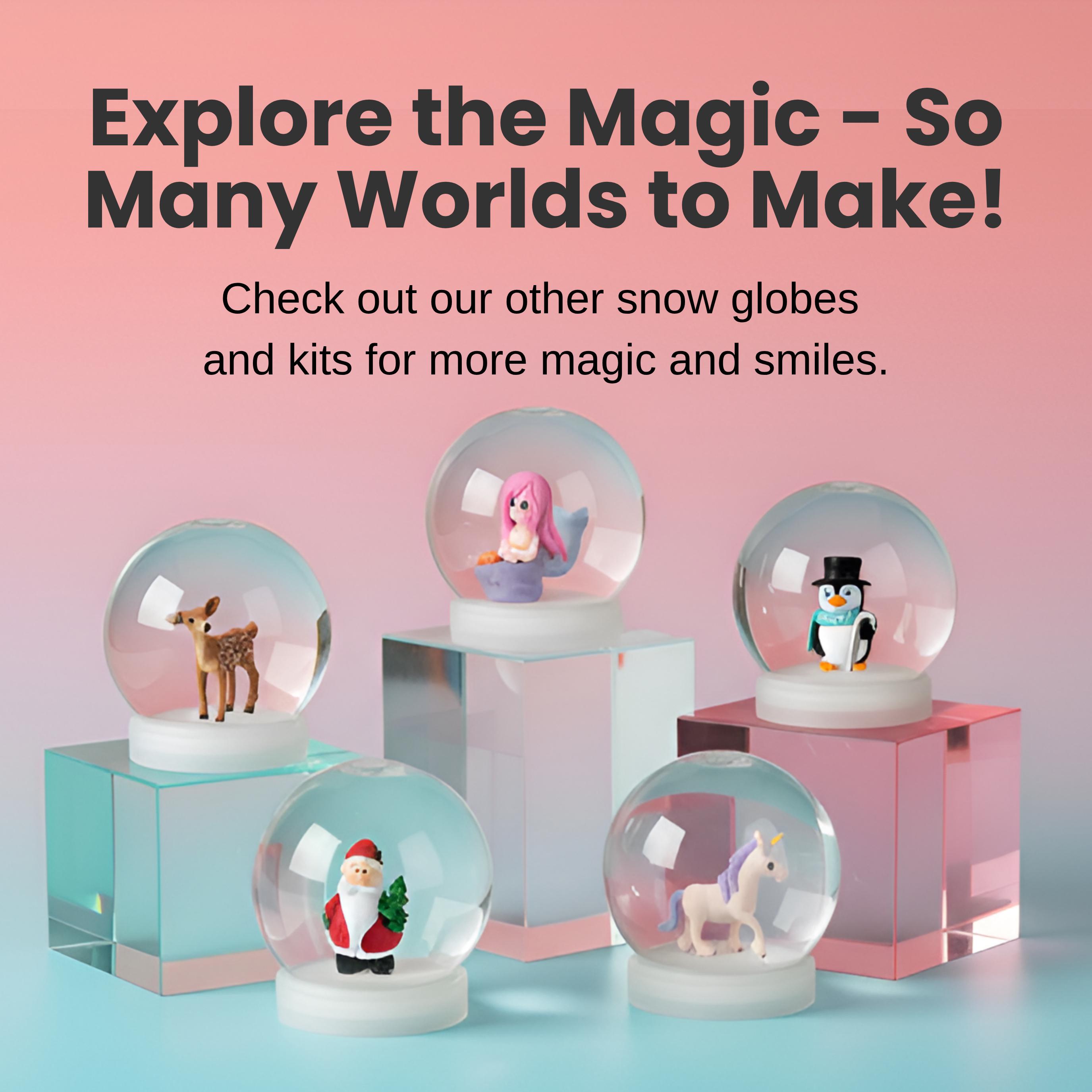 Gift From Santa - Penguin DIY Snow Globe Craft Kit | Magical Holiday ...