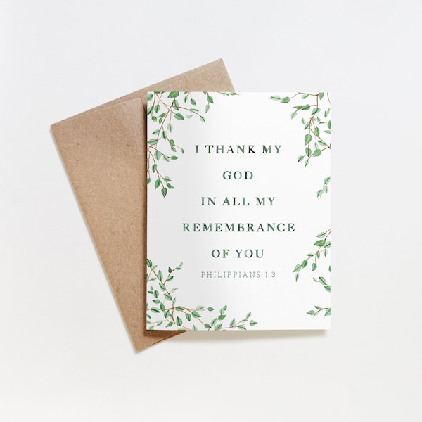 Thank You Notes From Church - Etsy