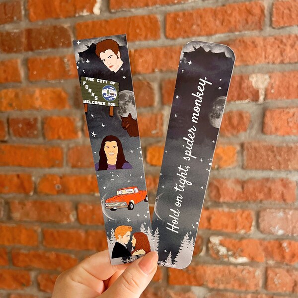 Twilight Edward Bookmark - Etsy