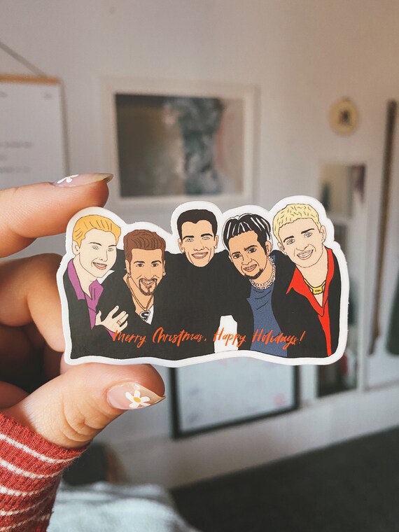 NSYNC Sticker Merry Christmas - Etsy