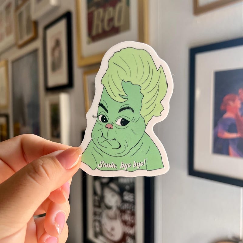 The Grinch Stickers - Etsy
