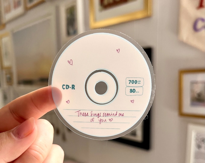 Snoopy Tunes CD Sticker Sheets - Etsy