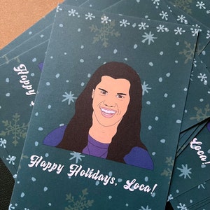 Twilight / Jacob Black Christmas Holiday Card / Art Print / Happy ...