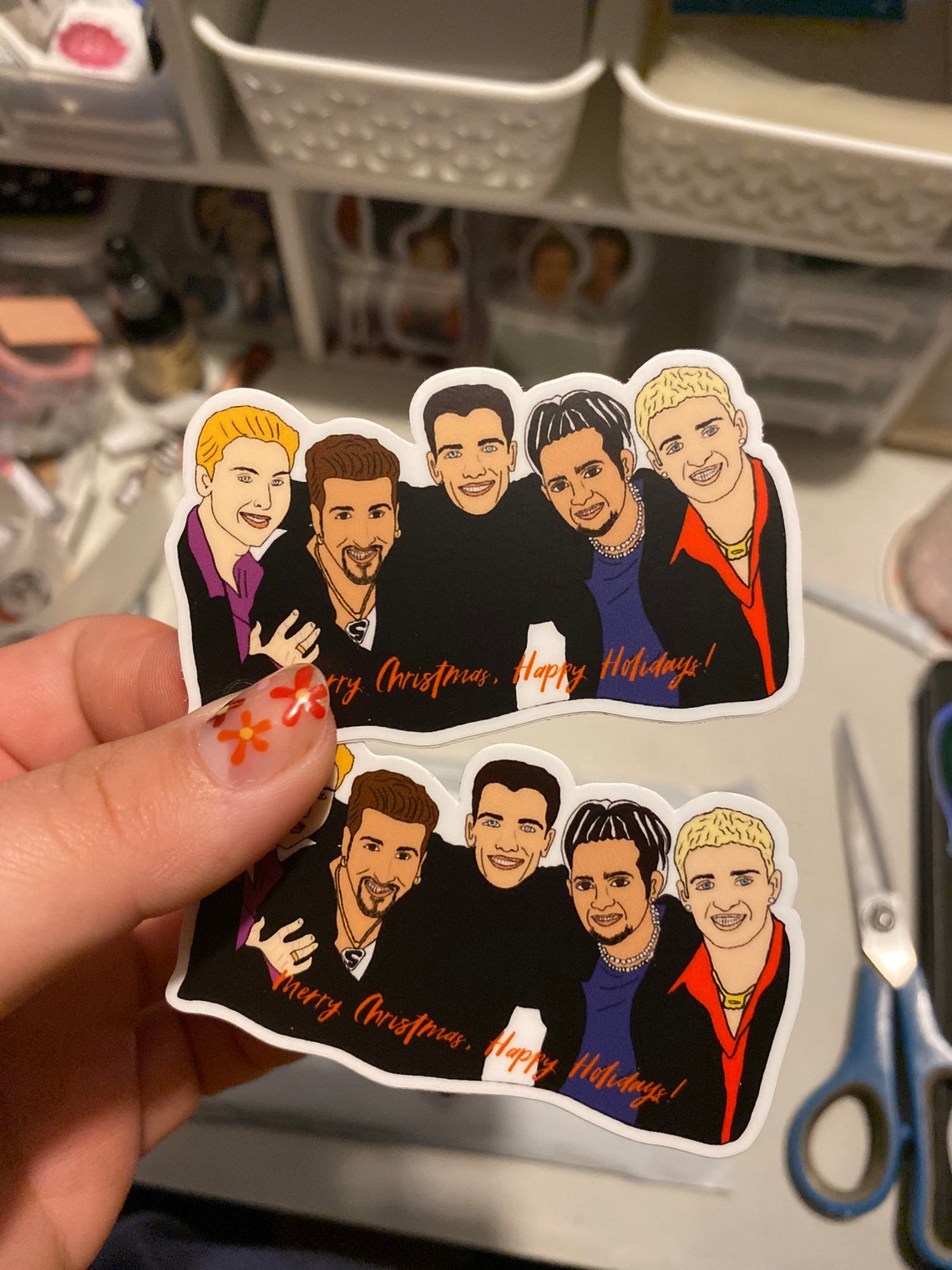 NSYNC Sticker Merry Christmas - Etsy