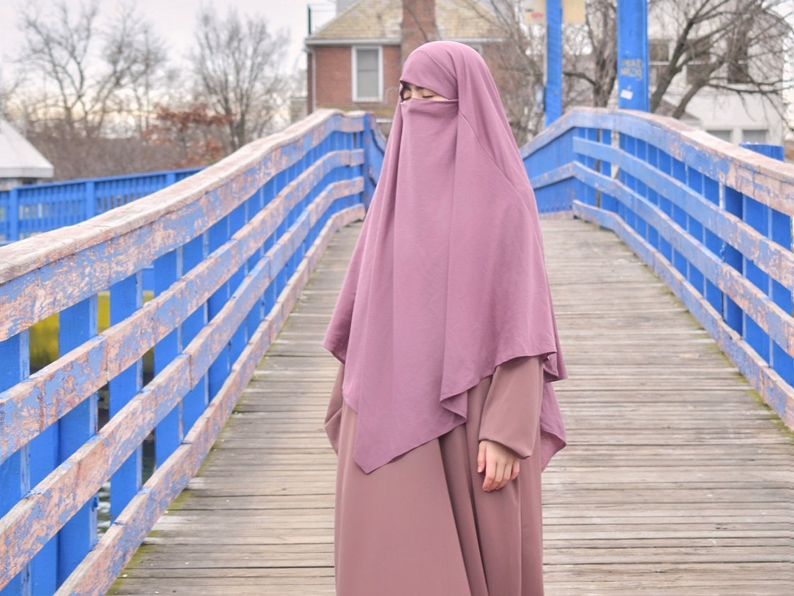 Beautiful Shams Cotton Khimar Diamond Khimar Scarf in 100% | Etsy