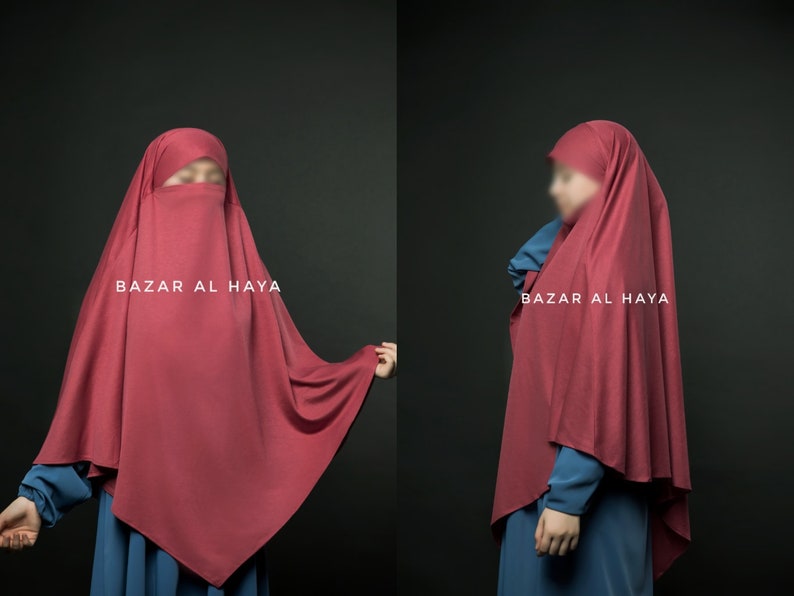 Triangle Khimar Diamond Khimar Round Scarf in 100% Cotton - Etsy