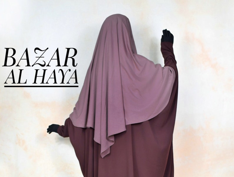 Triangle Khimar Diamond Khimar Round Scarf In 100% Cotton | Etsy