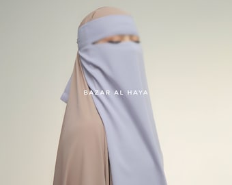 Gold Satin Single Half Niqab Elegant & Modest Veil - Etsy