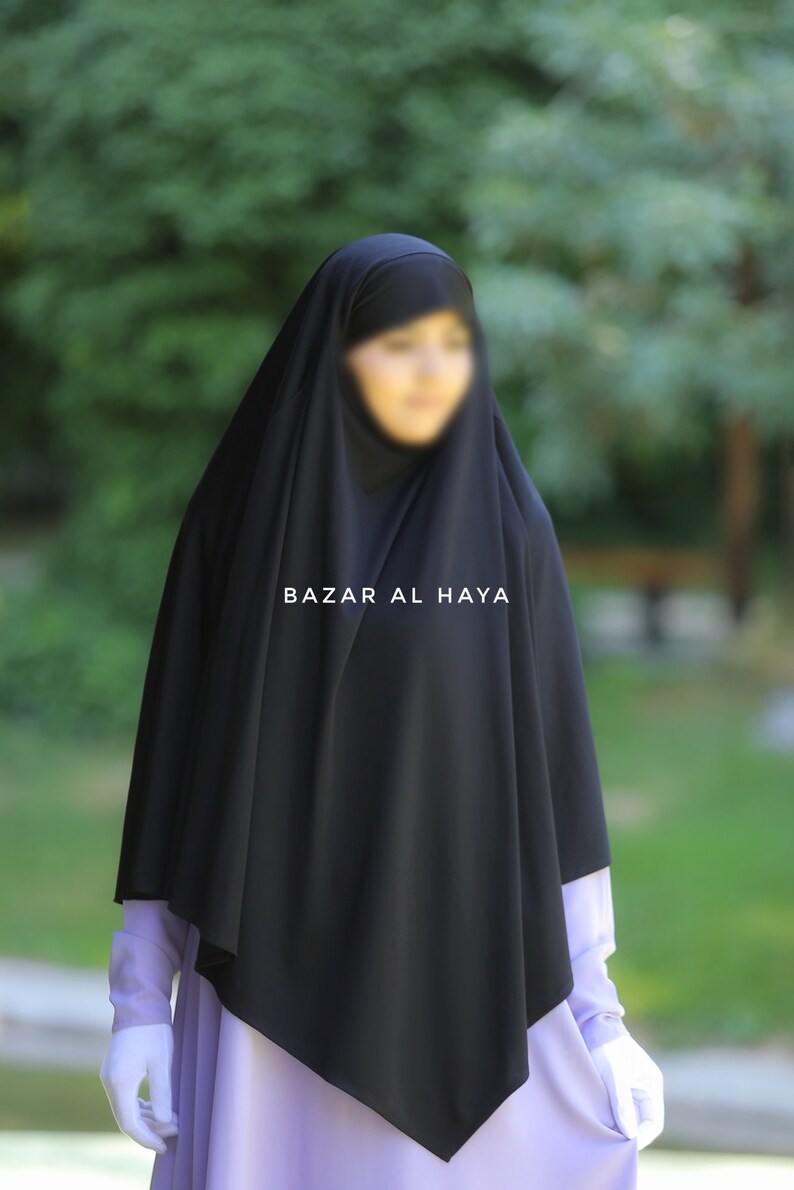 Eliza Cotton Diamond Triangle Long Khimar Scarf Nikab Niqab - Etsy