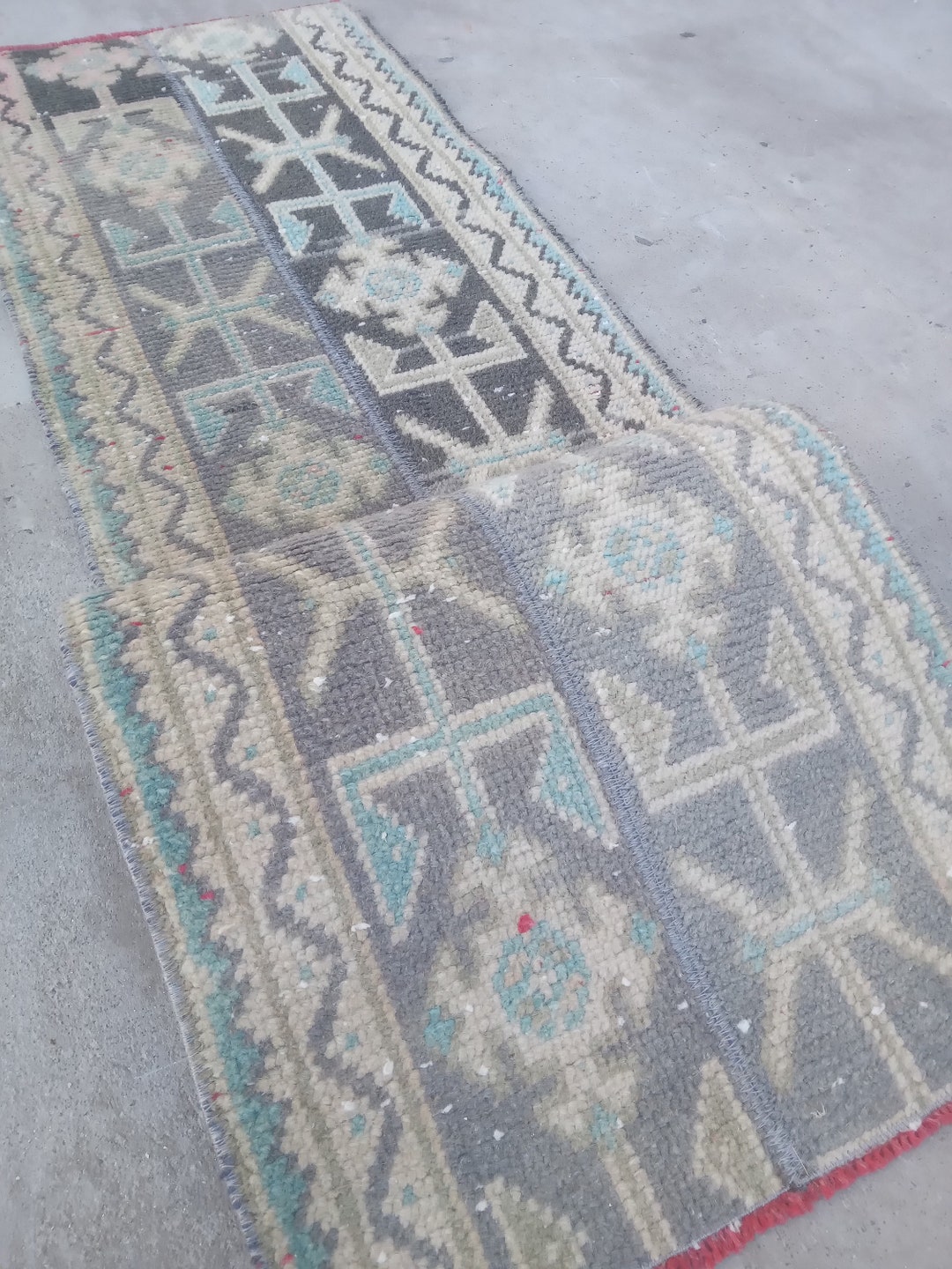 2x5 RUNNER Rugs,blue Small Runner Rugs,handmade Rugs,vintage Rugs ...