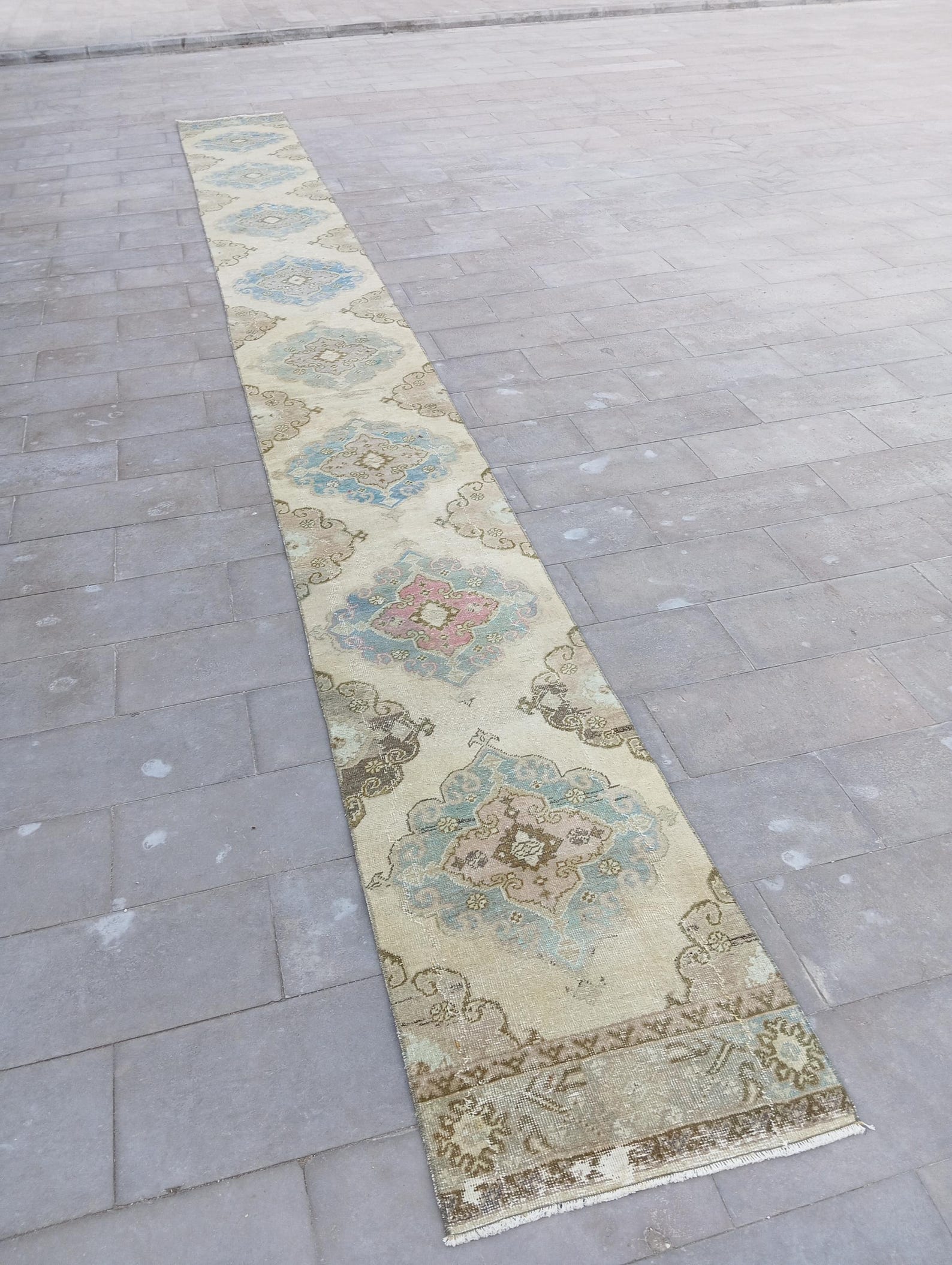 2x23 Runner, Extra Long Runner for Stair, Long Runner Turkish 2x22 ...