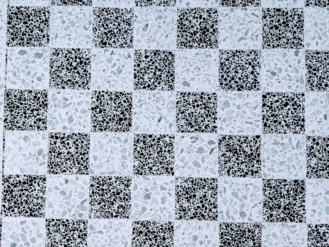 Large Stationary Indoor/outdoor Polished Concrete Chess/checkers Board ...