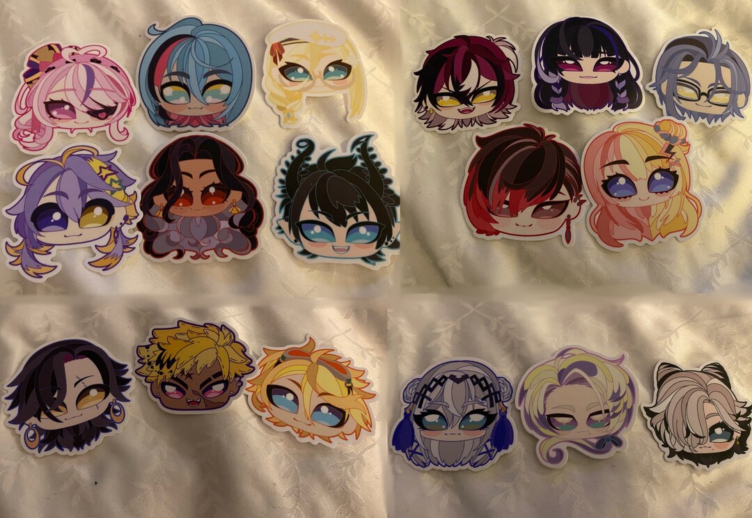 Nijisanji Vinyl Stickers - Etsy